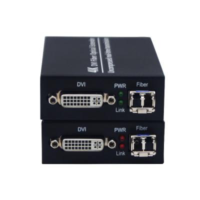China 4K DVI Fiber Optic Extender with SFP Port Ultra HD Long Distance up to 20KM for sale