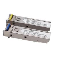 China Gigabit  SFP Optical Transceiver Module LC Connector 3km BiDi SFP Module 1.25G 1310nm/1550nm DDM Compatible for sale