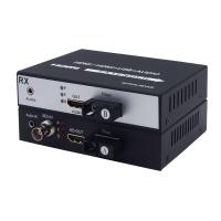 China SDI to HDMI Fiber Optic Extender with Independent Audio Long Distance Transmission Over Fiber for sale