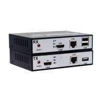 China HDMI to Lan Extender KVM over Cat5e/Cat6 with USB & Audio 1080P Network Cable Transmitter Receiver for sale