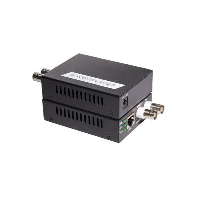 China IP over Coax Extender with PoE Network to Coax Converter CCTV Long Range Transmission Kit for sale