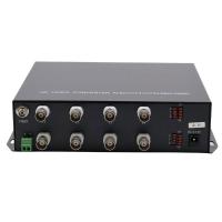 China 8CH HD Video Fiber Converter AHD CVI TVI 1080P Fiber Extender with RS485 Coax to Fiber for sale