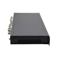 China Rack Mount Fiber Extender 16CH HD Video Fiber Converter AHD CVI TVI 1080P with RS485 Coax to Fiber CCTV System for sale