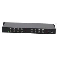 China Rack Mount Fiber Extender 16CH HD Video Fiber Converter AHD CVI TVI 1080P with RS485 Coax to Fiber CCTV System for sale