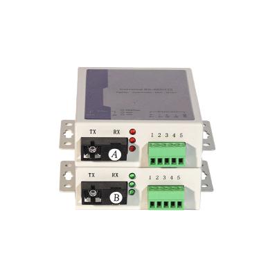 China Fiber Optic Transceiver to RS485 Converter 1 Channel RS485 Fiber Media Converter for sale