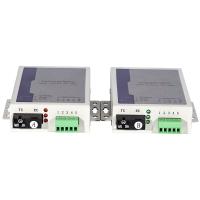 China Fiber Optic Transceiver to RS485 Converter 1 Channel RS485 Fiber Media Converter for sale