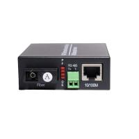 China Fiber Optic Transceiver Bi-Directional RS485 Fiber Optic Converter with 100Mbps Ethernet Port for sale