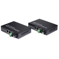 China Fiber Optic Transceiver 1 Channel Bi-Directional RS485 Fiber Optic Converter with 2 Gigabit Ethernet Ports for sale