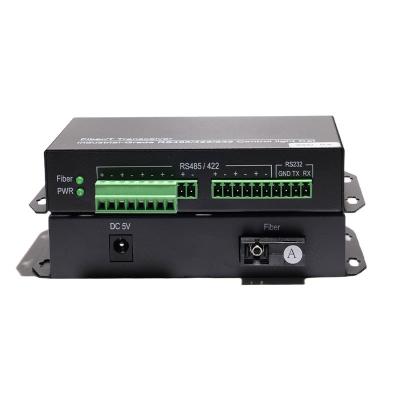 China RS485 Fiber Optic Transceiver 4 Channel RS485 Fiber Optic Converter Multi-Channel for sale