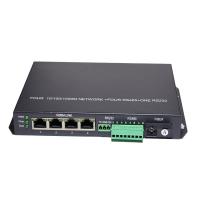 China RS485 Fiber Optic Transceiver 4 Channel RS485 Fiber Optic Converter with 4 Gigabit Ethernet Ports And RS232 for sale