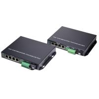 China RS485 Fiber Optic Transceiver 4 Channel RS485 Fiber Optic Converter with 4 Gigabit Ethernet Ports And RS232 for sale