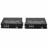 China 4-Port Gigabit Ethernet LED Display Fiber Extender Long Distance LED Screen Fiber Converter Compatible with Control Cards for sale
