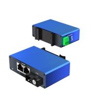 China Industrial Mini 1 Fiber 2 RJ45 Fast Ethernet Switch 100Mbps, Compact Fiber Media Converter for sale