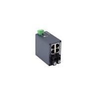 China Industrial Mini Fiber Ethernet Switch 2 Fiber 4 RJ45 Ports 100Mbps Fast Ethernet Switch for sale