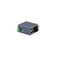 China Industrial Mini Fiber Ethernet Switch 2 Fiber 4 RJ45 Ports 100Mbps Fast Ethernet Switch for sale