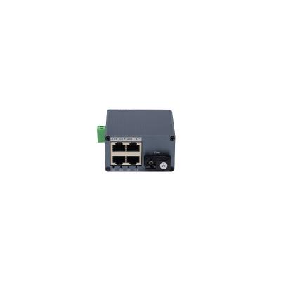 China Industrial Mini Gigabit Fiber Ethernet Switch 1 Fiber 4 RJ45 Ports 1000Mbps Network Switch for sale