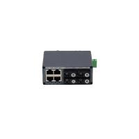 China Mini Industrial Gigabit Fiber Ethernet Switch 4 Fiber 4 RJ45 Ports 1000Mbps Network Switch for sale