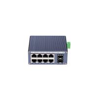 China Mini Industrial Gigabit Switch 2 SFP Fiber 8 RJ45 Ports Cost-Effective Ethernet Switch for sale