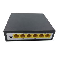 China OEM Factory Price 4 Port 10/100Mbps PoE Switch with 2 Uplink Ports Unmanaged PoE Ethernet Switch for sale