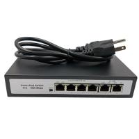 China China Factory Price OEM 4 Port Gigabit PoE Switch with 2 Gigabit Uplink Ports, 60W PoE Budget, IEEE 802.3af/at for sale