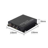 China 3G HD-SDI Fiber Optic Extender 2 Channel Unidirectional Broadcast Grade SDI Over Fiber Transceiver for sale
