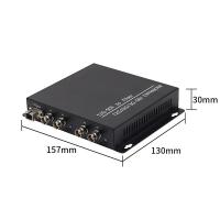 China 2 Channel 12G-SDI Fiber Optic Extender with Local Loopout 12G/6G/3G/HD-SDI Over Fiber Transceiver for sale