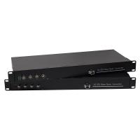 China Rack Mount 4 Channel 3G Over Fiber Extender 4-Ch 3G/HD/SD-SDI-SDI Fiber Optic Transceiver for sale