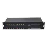 China 8 Channel 3G-SDI Fiber Optic Converter  Rack Mount Transmitter & Receiver for sale