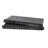 China 8 Channel 3G-SDI Fiber Optic Converter  Rack Mount Transmitter & Receiver for sale
