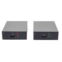 China 4K@60Hz DisplayPort Fiber Optic Extender Kit DP Over Fiber Extender Transmitter and Receiver for sale