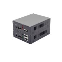 China 4K@60Hz DisplayPort KVM Fiber Optic Extender Kit  TX & RX with 3.5mm Stereo Audio & USB KVM for sale