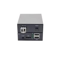 China 4K@60Hz DisplayPort KVM Fiber Optic Extender Kit  TX & RX with 3.5mm Stereo Audio & USB KVM for sale