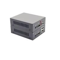 China 4K@60Hz DisplayPort KVM Fiber Optic Extender Kit  TX & RX with 3.5mm Stereo Audio & USB KVM for sale
