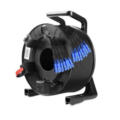 China Field Armored Tactical Fiber Optic Cable 8 Core Single Mode GYKBH Pre-terminated SC Connectors for sale