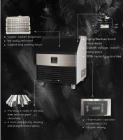 China BLG Commercial Ice Cube Maker 45-80kg Daily Output with 15kg Storage for Coffee Shops and Restaurants for sale
