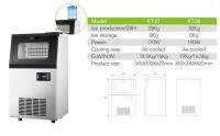 China BLG Commercial Ice Cube Maker 70kg Daily Output with 15kg Storage for Coffee Tea Shops for sale