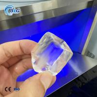 China BLG Commercial Compact Ice Maker 200kg Daily Output 105kg Storage Water-Cooled Full Cube Ice Machine for sale