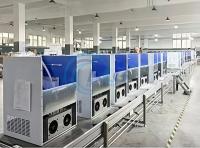 China BLG 80kg Commercial Ice Machine with 30kg Storage Bin - Water-Cooled 220V Full Cube Ice Maker for sale