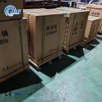 China BLG 3 Ton Stainless Steel Air-Cooled Industrial Flake Ice Machine with 1500kg Storage for Concrete Cooling for sale
