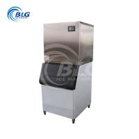 China BLG 2 Ton Industrial Flake Ice Machine with 1000kg Storage Capacity and 380V Power for Concrete Cooling Applications for sale