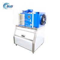 China BLG 2 Ton Industrial Flake Ice Machine with 1000kg Storage Capacity and 380V Power for Concrete Cooling Applications for sale