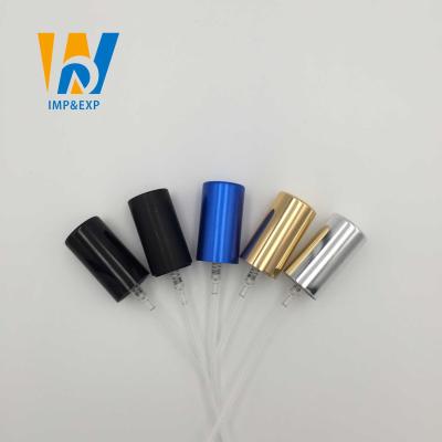 China Metal Aluminum Fine Mist Sprayer 18mm Black Atomiser Perfume Spray Cap Replacement for sale