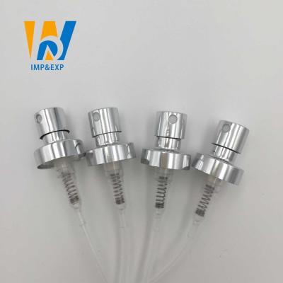 China Aluminum Perfume Crimping Sprayer Pump Sprayer 20mm Aluminum Fine Mist Sprayer 20mm for sale