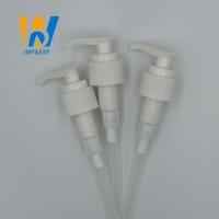 China 28mm 24mm White Hand Lotion Pump Dispenser Manufacturer Screw On for sale