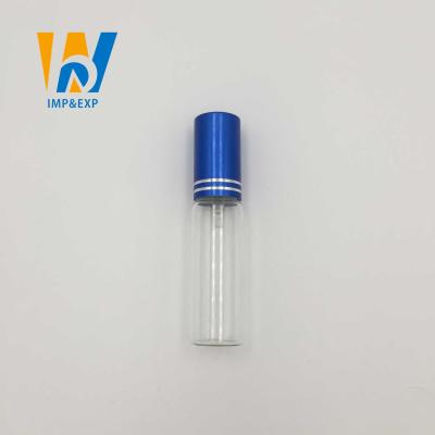 China 1 2Oz 0.5 Oz 5ml Glass Perfume Bottles With Spray Aluminum for sale