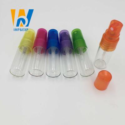 China 0.067oz 2 Ml Glass Perfume Spray Bottles Mini Fragrance Bottles for sale