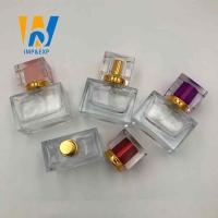 China 1.01oz 30ml Glass Perfume Spray Bottles Empty Clear With Spray Bulb Sarin Cap for sale