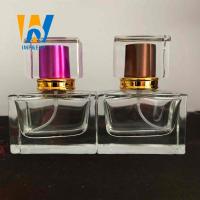 China 1.01oz 30ml Glass Perfume Spray Bottles Empty Clear With Spray Bulb Sarin Cap for sale