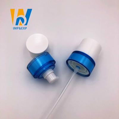 China 24mm Blue Red Lotion Pump Dispenser For Thick Lotion for sale