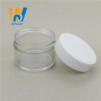 China 20ml 30g 30ml 2 Oz 1 Oz Clear Plastic Cosmetic Jars With Lids Small Cosmetic Sample Containers for sale